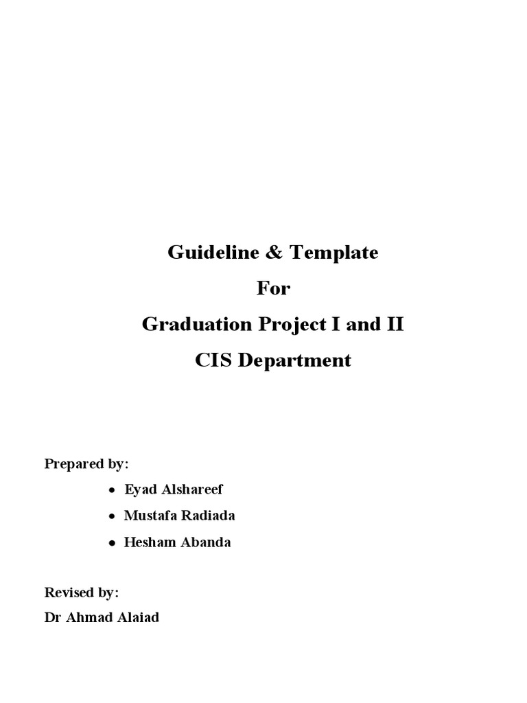 Graduation Project Template | PDF | Microsoft Sql Server | Microsoft ...