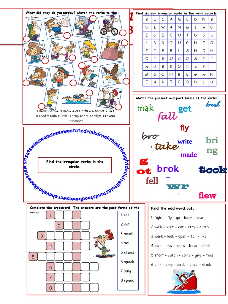 Have Fun With Irregular Verbs | PDF | Grammar | Linguistic Typology
