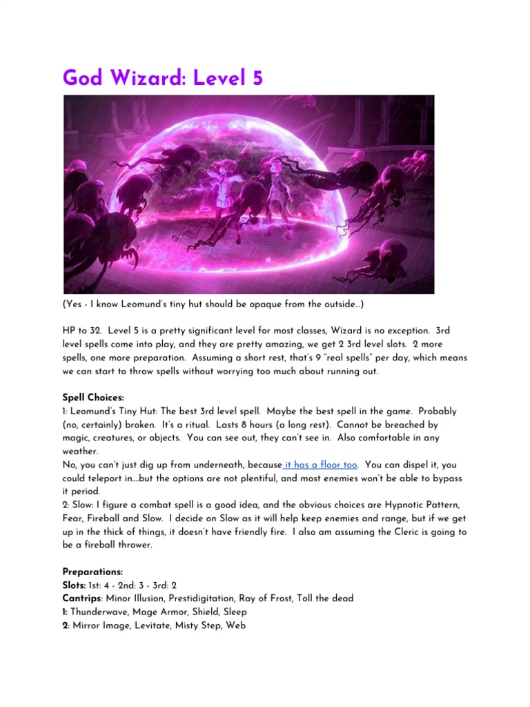 God Wizard - Level 5 | PDF | Leisure | Sports