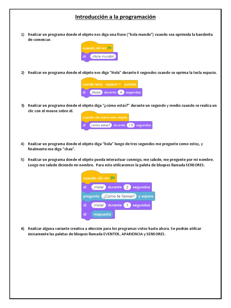 Guia de Mblock (Introducion A Mblock) | PDF