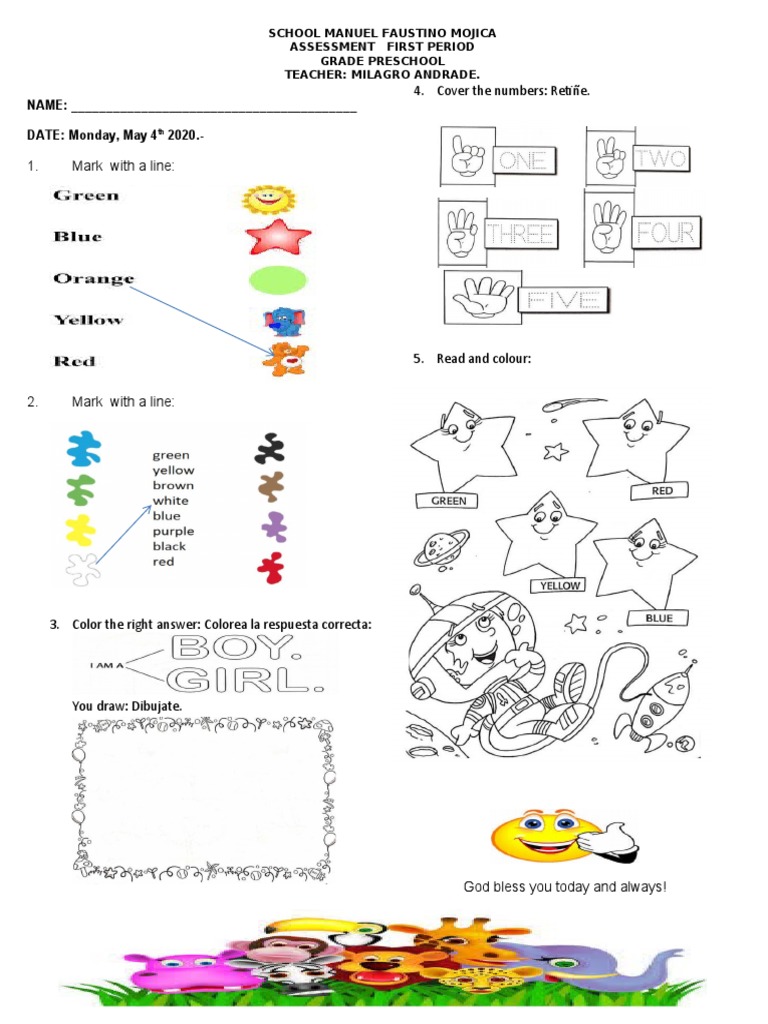 Preschool Assessment Document | PDF