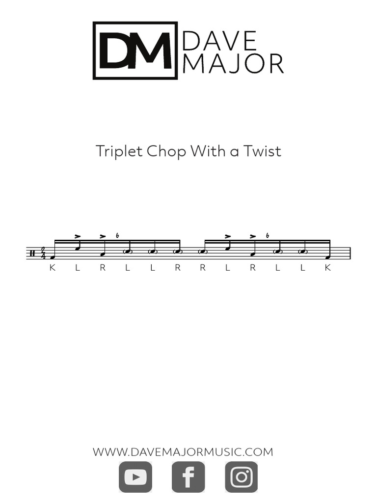 Displaced 16th Note Triplet Fill | PDF