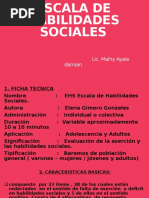 EHS Escala de Habilidades Sociales de Gismero Adaptacion Peruana | PDF