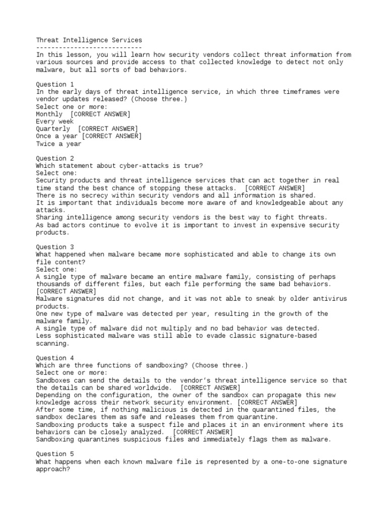 Fortinet Nse 2 - Lesson 5 | PDF | Malware | Antivirus Software