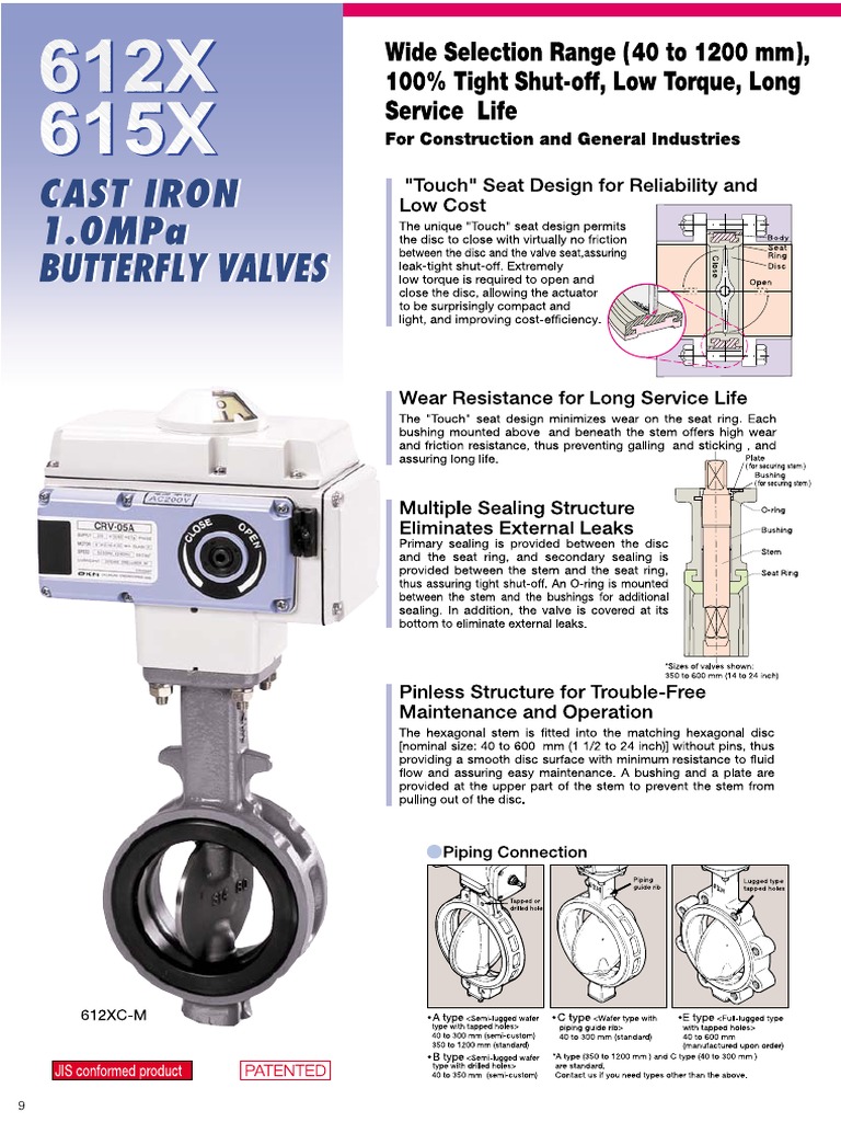 OKM Butterfly Valve PDF | PDF