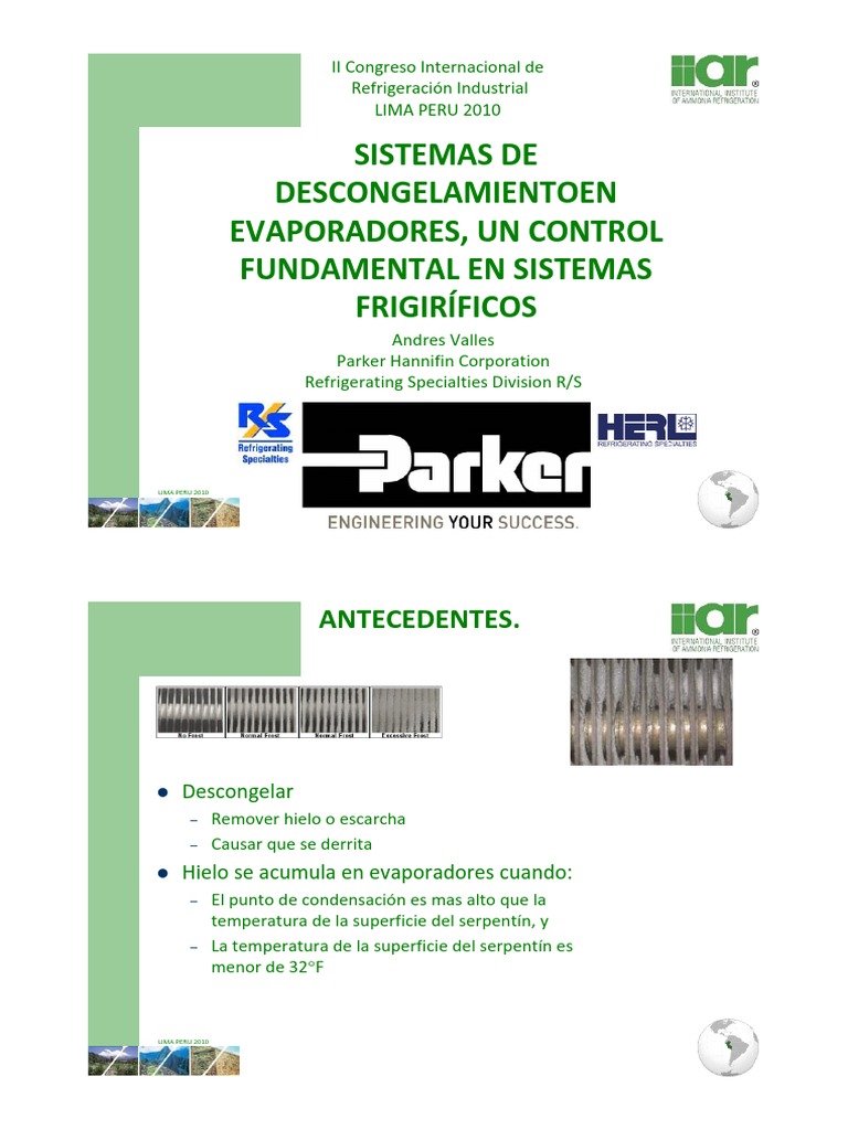 Descongelamiento en Evaporadores | PDF | Ingeniería Termodinámica ...