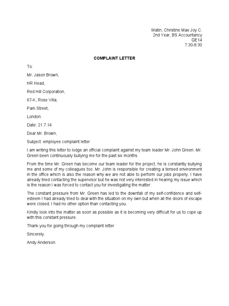 Professional Correspondence Samples | PDF | Credit | Finance & Money ...