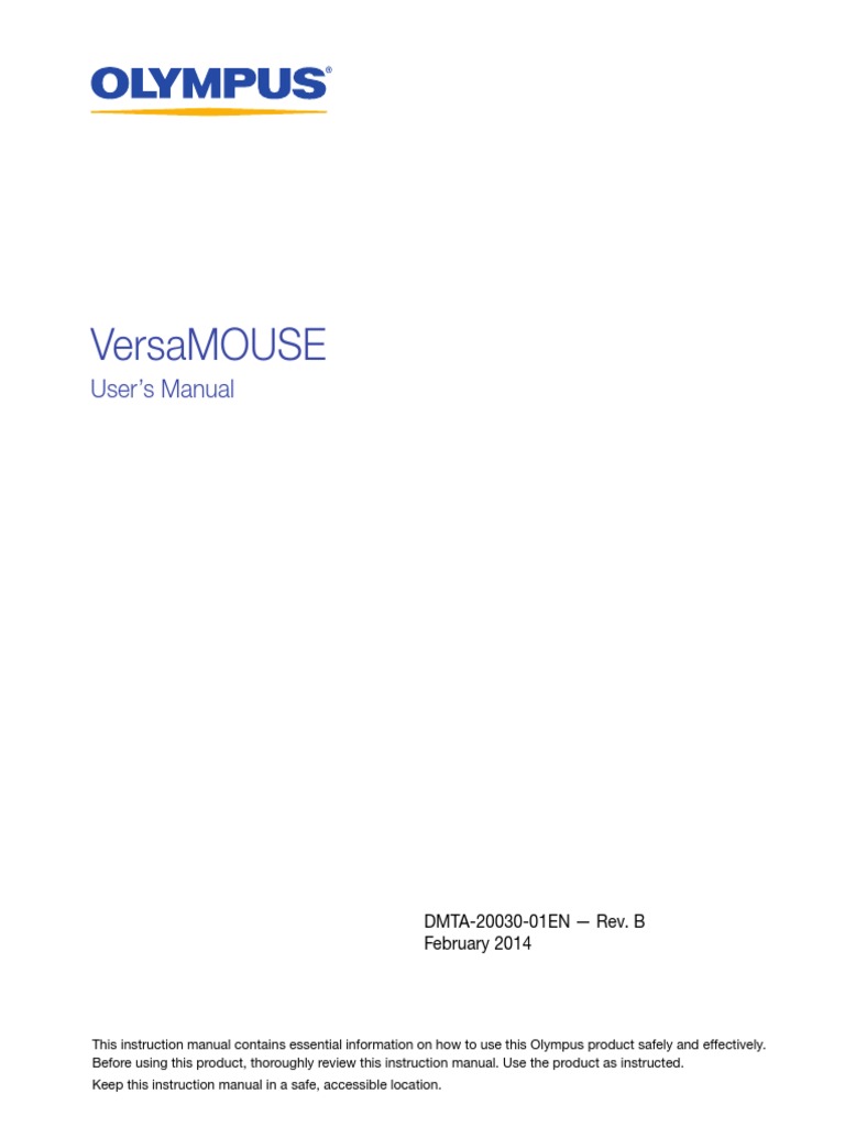 Versamouse: User'S Manual | PDF | Image Scanner