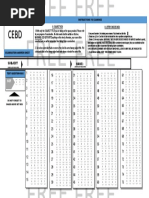 PRC Answer Sheet Sample | PDF | Tests | Test (Assessment)