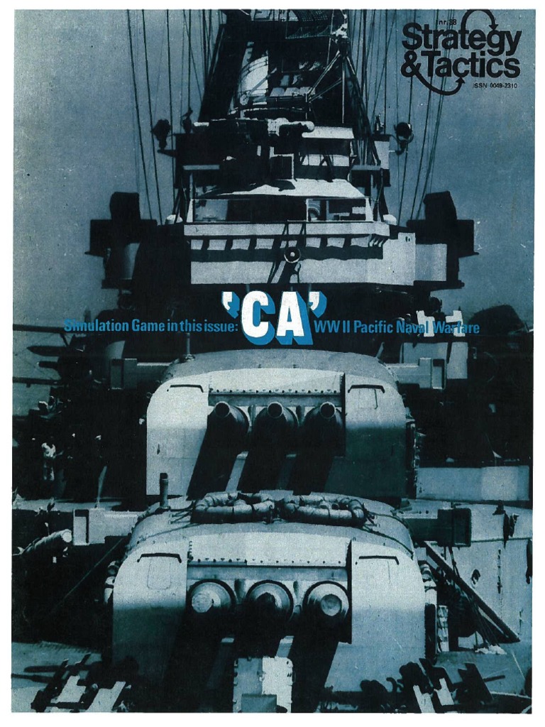 SPI - Strategy & Tactics 038 - 'CA' Tactical Naval Warfare in The ...