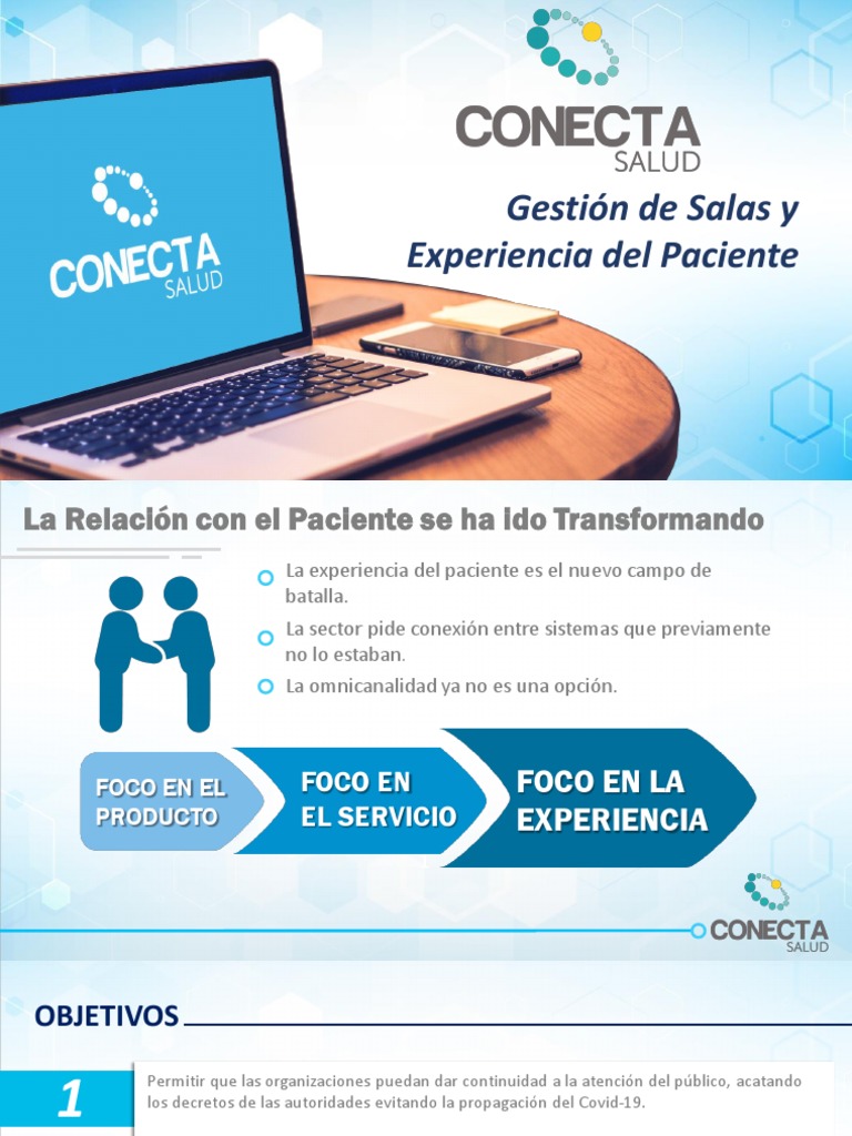 Conecta Salud - Brochure Gestión de Salas y Experiencia Del Paciente PDF | PDF | Aplicación ...