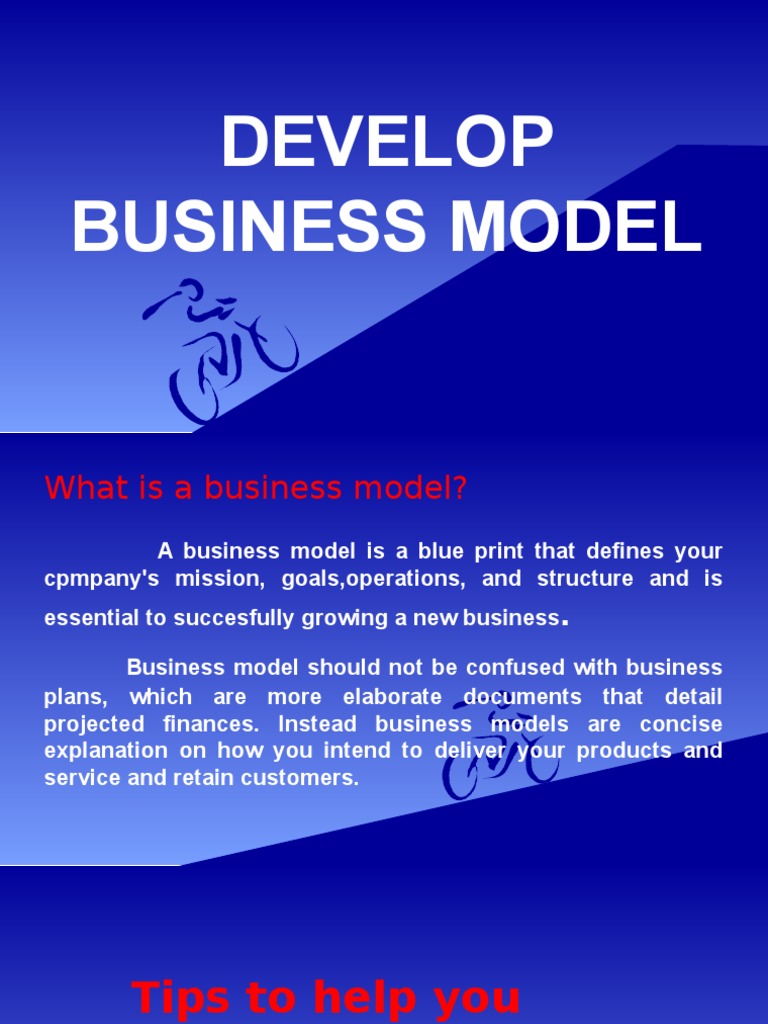 Develop Business Model | PDF | Business Model | Sales