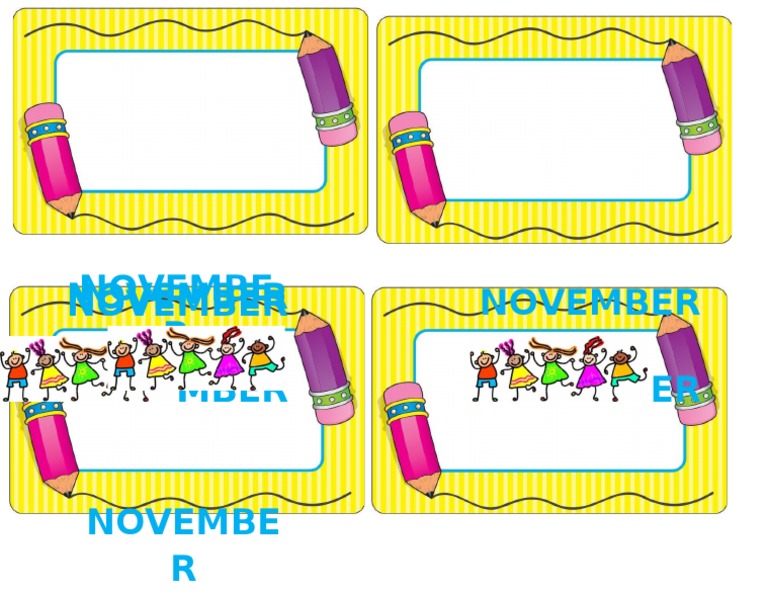 Caratula November | PDF