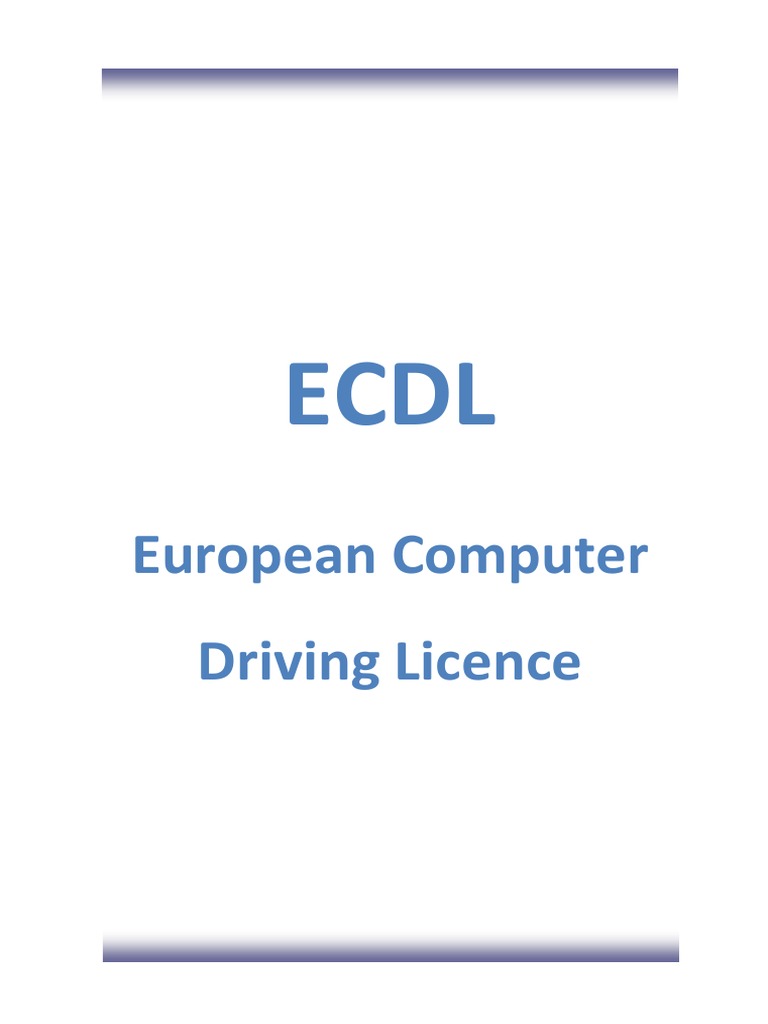 Certificación ECDL-ICDL PDF | PDF | Internet | Bases de datos