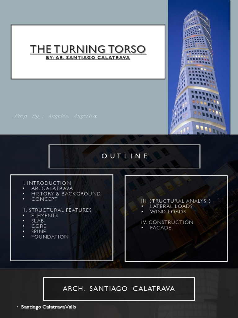 ANGELES - Turning Torso | PDF | Foundation (Engineering) | Concrete