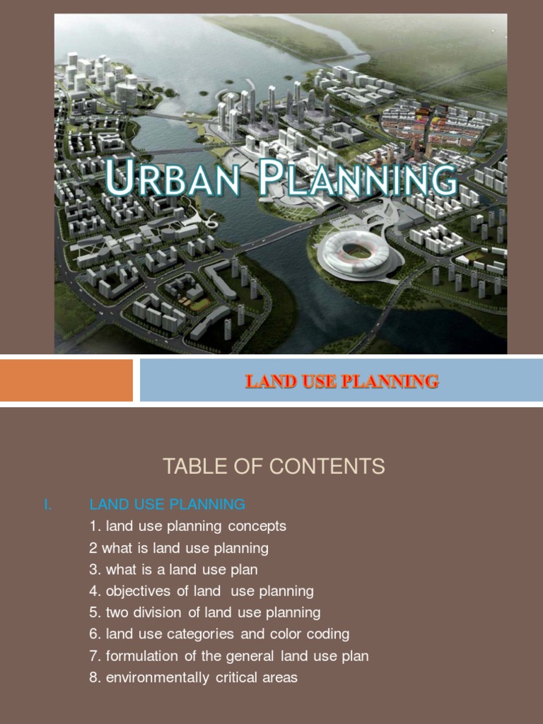 Urban-Planning. and Land Use Planning APRIL 2020 | PDF | Land Use ...