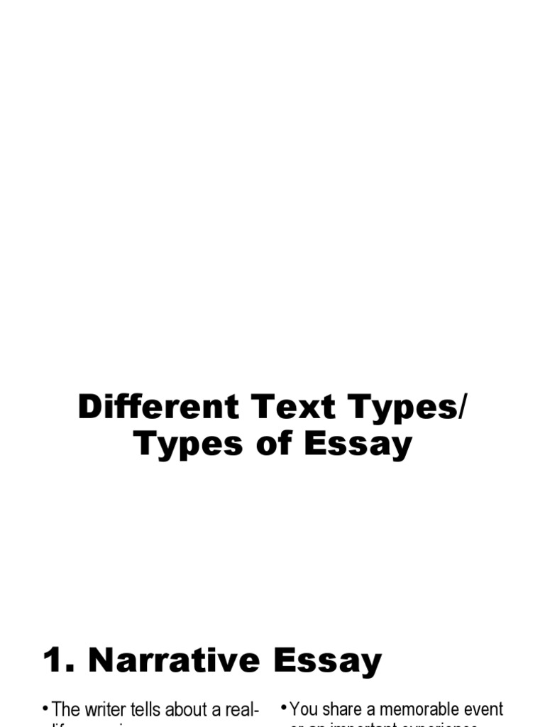 Different Text Types | PDF