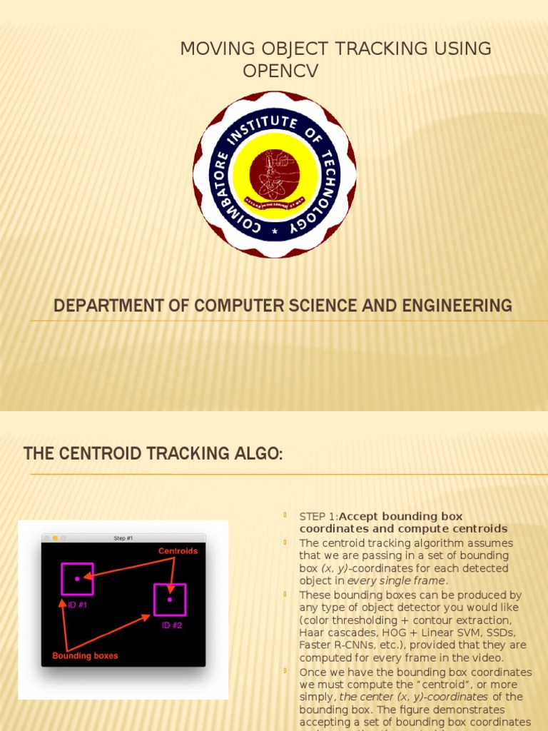 Moving Object Tracking | PDF | Algorithms | Computer Science