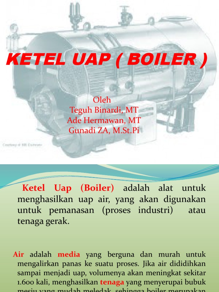 Materi 2 Ketel Uap | PDF | Teknologi & Rekayasa