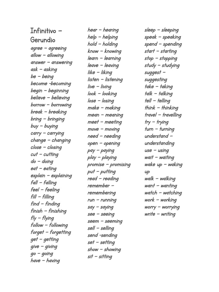 English Verb Forms Guide | PDF