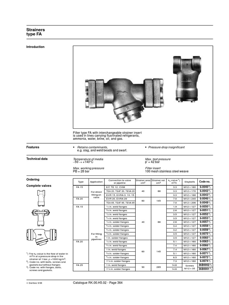 Strainer Catalogue | PDF | Plumbing | Industrial Processes