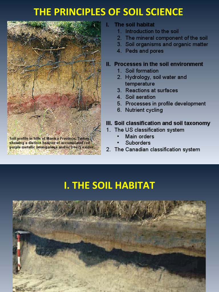 Principles of Soil Science Overview | PDF | Soil | Color