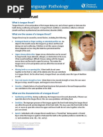Tongue Jaw Dissociation Exercises | PDF | Homework