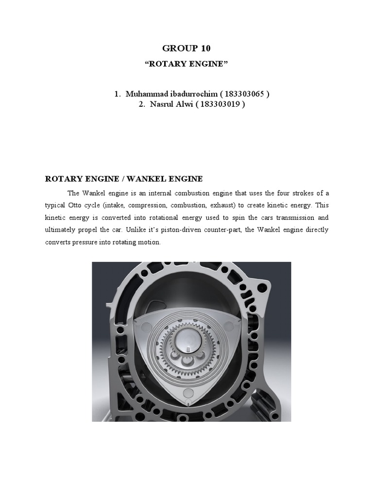 Rotary Engine Basics for Enthusiasts | PDF | Engines | Internal ...