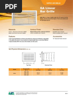 Standard Grille CFM Reference Chart | PDF | Heating, Ventilating, And ...