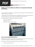 Hollow Block Making Process | PDF | Pallet | Concrete