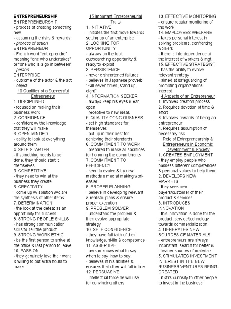 REVIEWER | Download Free PDF | Entrepreneurship | Economies