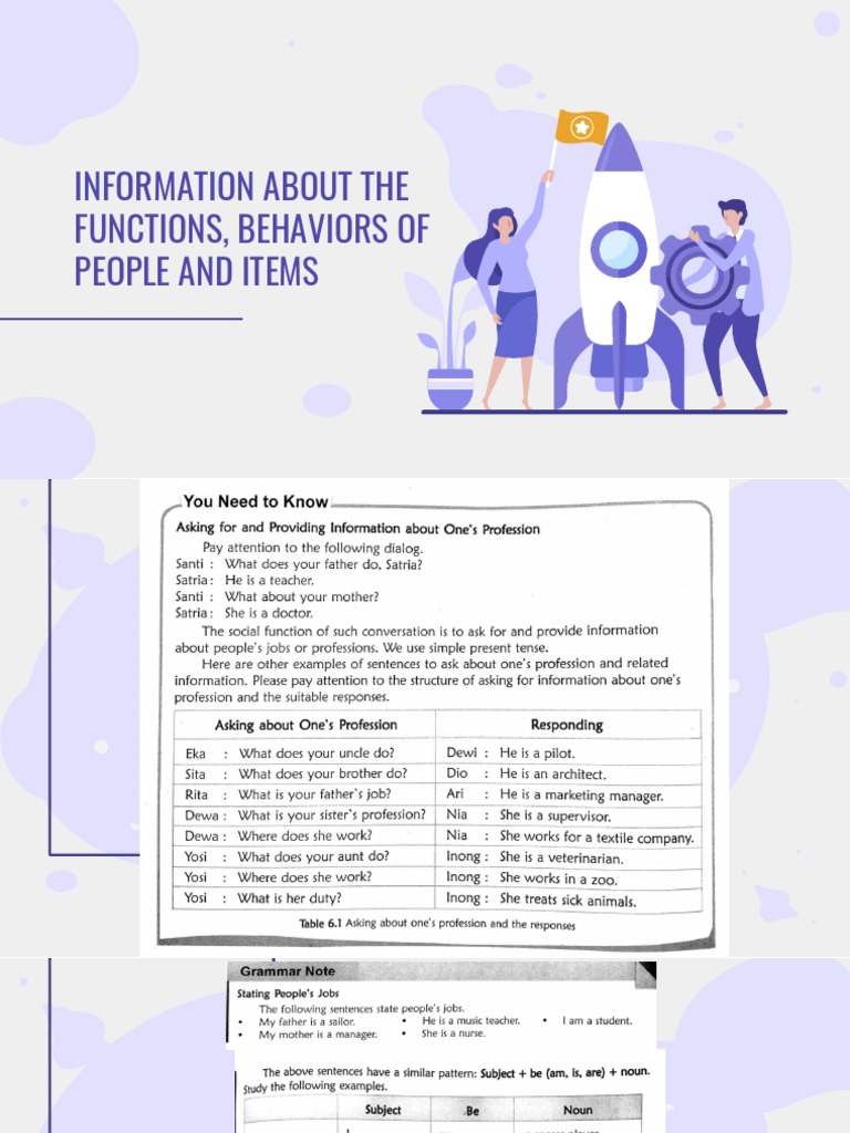 Functions and Roles of Various Professions | PDF | Wellness | Science ...