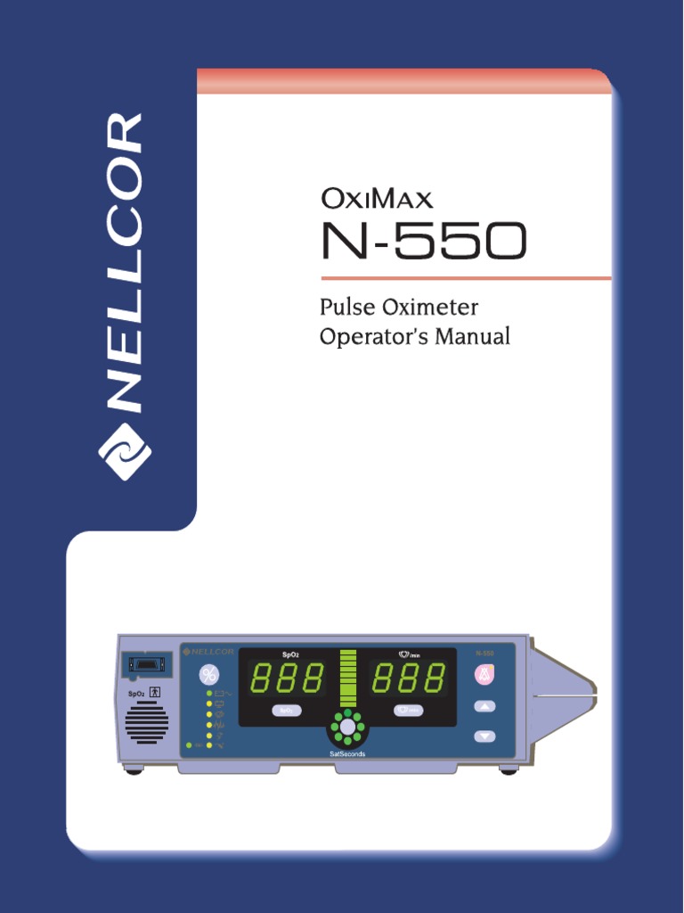 Nellcor N550 User Manual PDF | PDF | Electrical Engineering | Manufactured Goods
