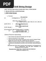 Overpull: Daily Drill String Over Pull Calculations | PDF | Weight ...