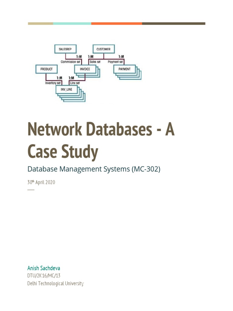 Network Databases - A Case Study | PDF | Databases | Relational Database