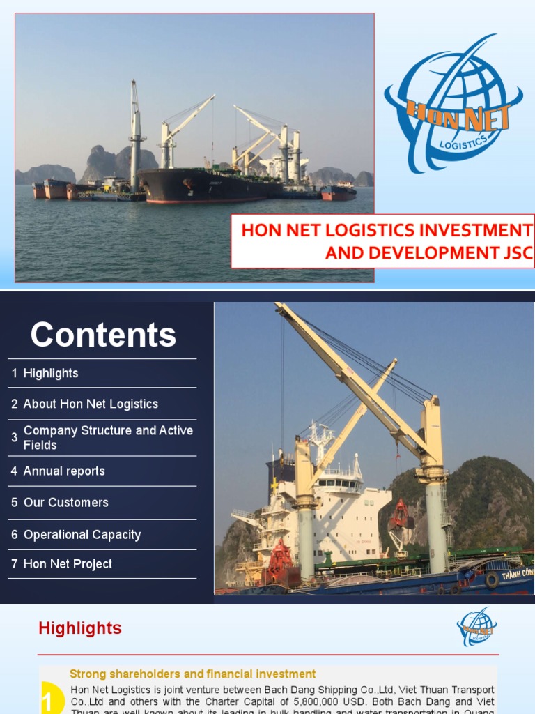 Hon Net Logistics Profile - en | PDF | Loader (Equipment) | Crane (Machine)