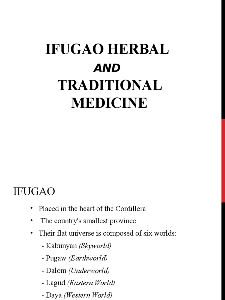 Ifugao Herbal Traditional Medicine | PDF | Wellness | Medical