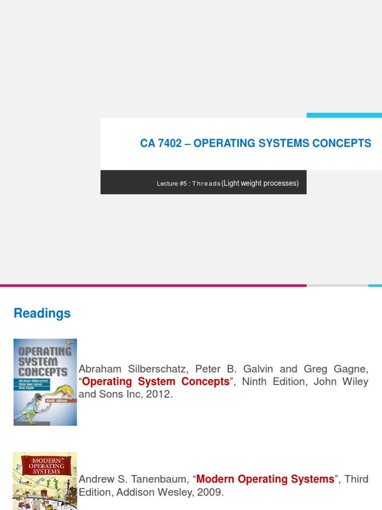 5 Threads PDF | PDF | Thread (Computing) | Multi Core Processor