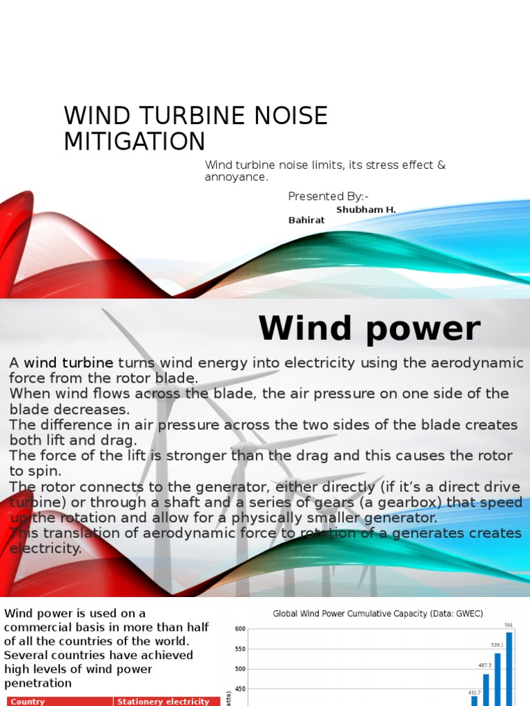 Wind Turbine Noise Mitigation | PDF | Wind Power | Wind Turbine
