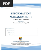 18CSL58 - DBMS Lab Manual 2018 Scheme - KKS | PDF | Sql | Databases