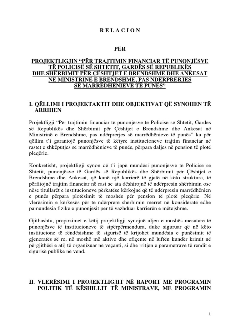 Relacioni | PDF