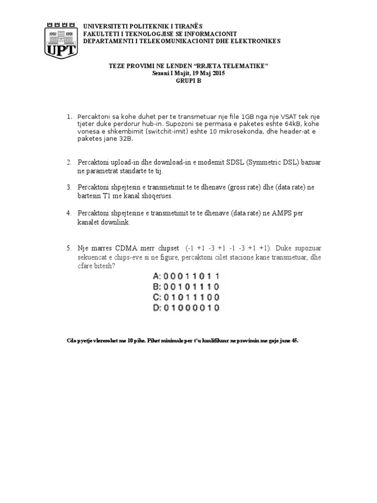 Grupi B | PDF
