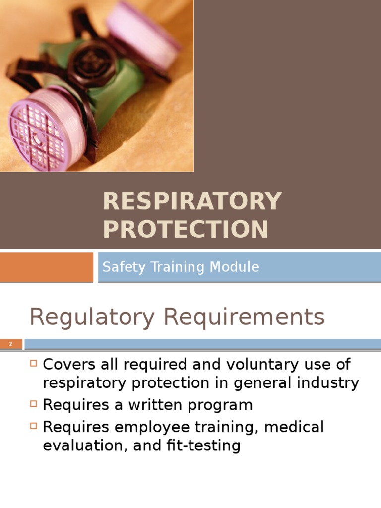 Respiratory Protection | PDF | Equipment | Safety