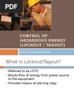 LOTO Training Presentation | PDF | Safety | Occupational Safety And Health