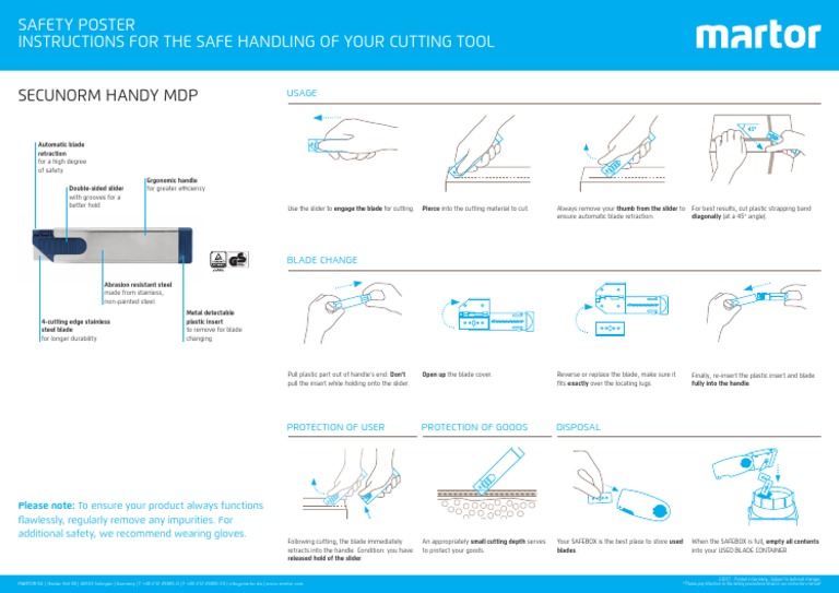 Secunorm Handy MDP: Safety Poster Instructions For The Safe Handling of ...