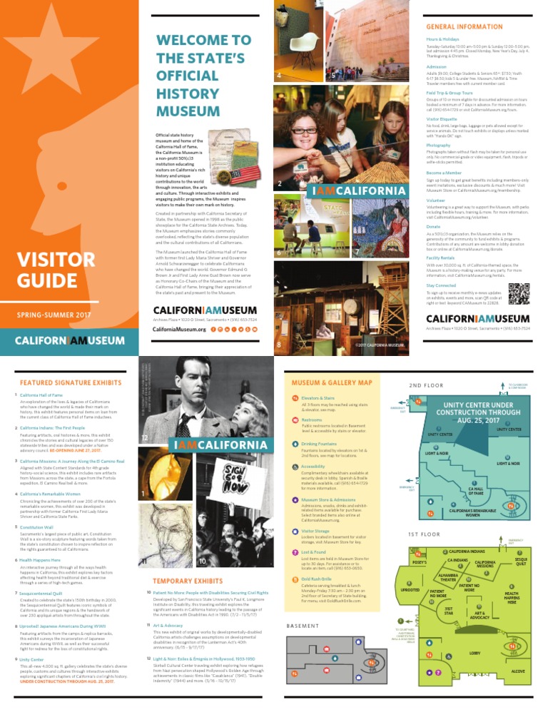 California Museum Visitor Guide | PDF | Museum | California