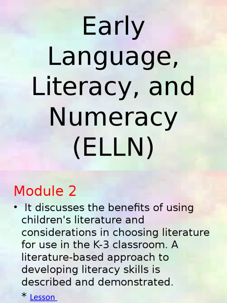 Module 2 Lesson 1 | PDF