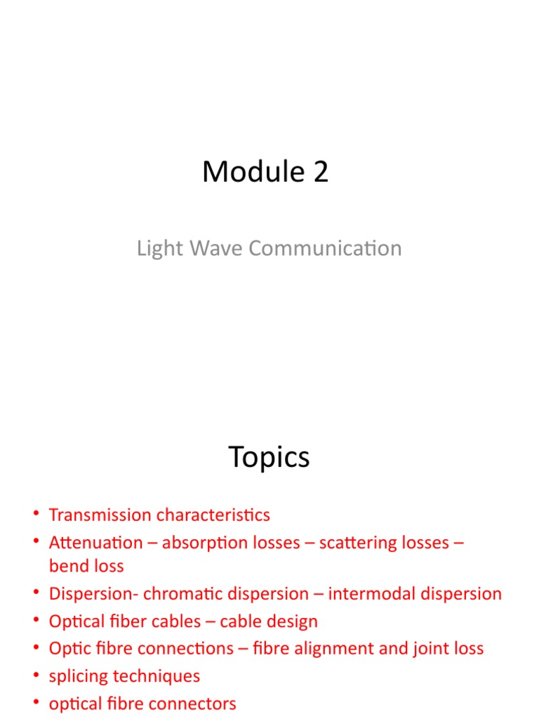 Light Wave Communication | PDF | Optical Fiber | Electrical Connector