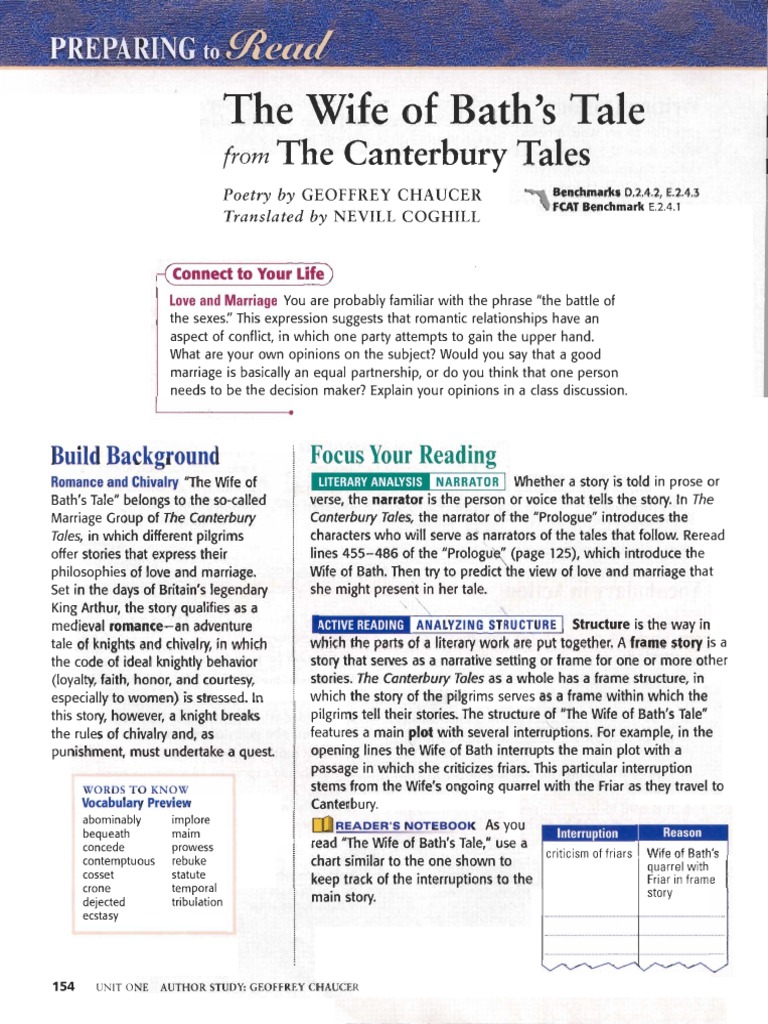 The-Wife-of-Bath-s-Tale Text PDF | PDF