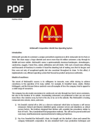 CASE STUDY of Mcdonald | PDF | Mc Donald's | Fast Food Restaurants